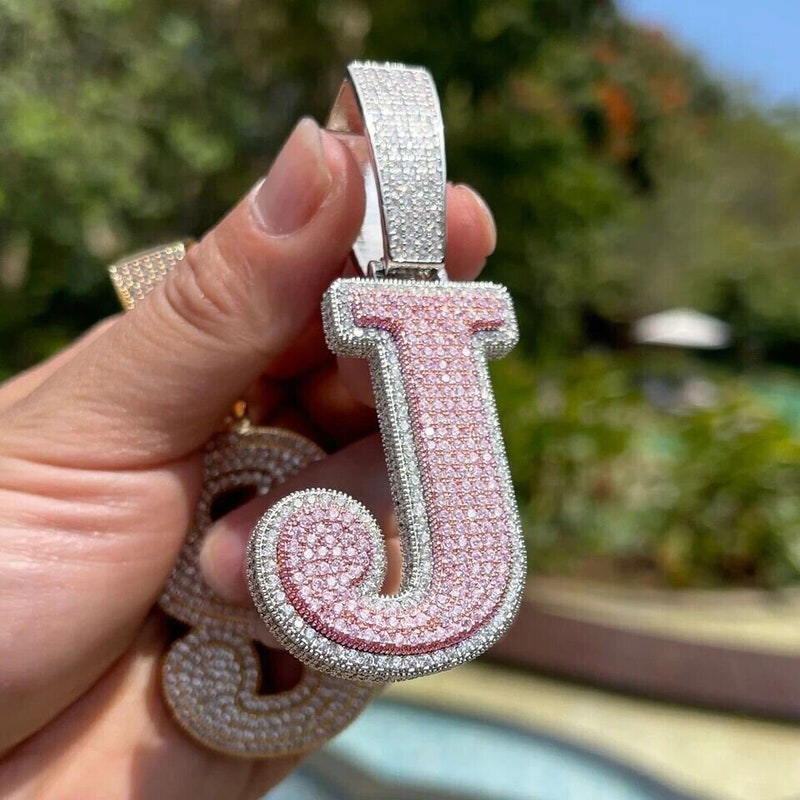 Letter Pendant - Etsy