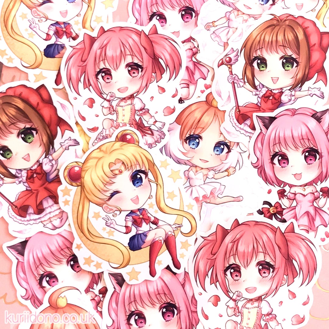 Magical Girl Stickers - Etsy