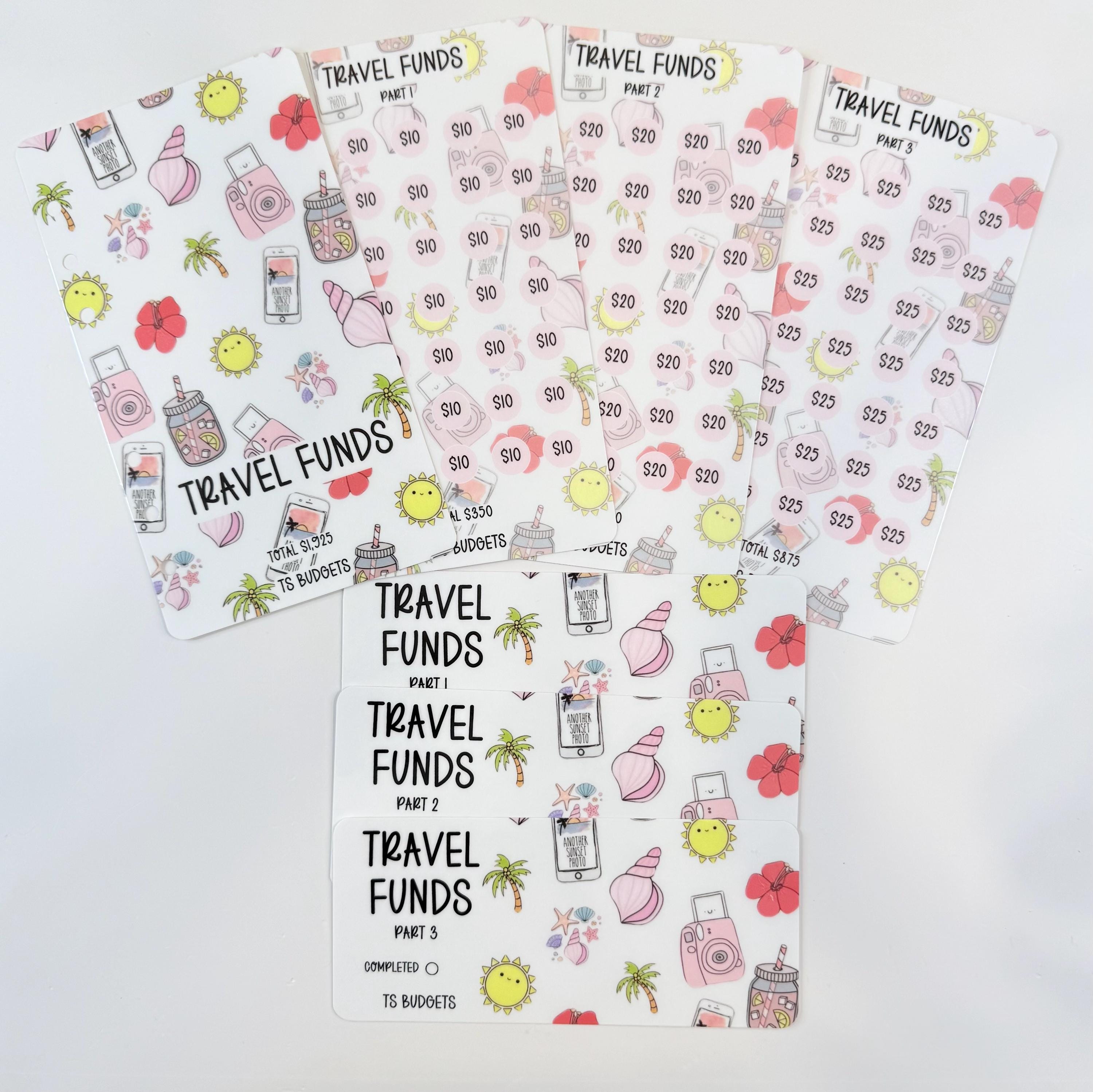 Travel Funds Savings Bundle (4 Dashboards + 3 Placeholders) - Etsy