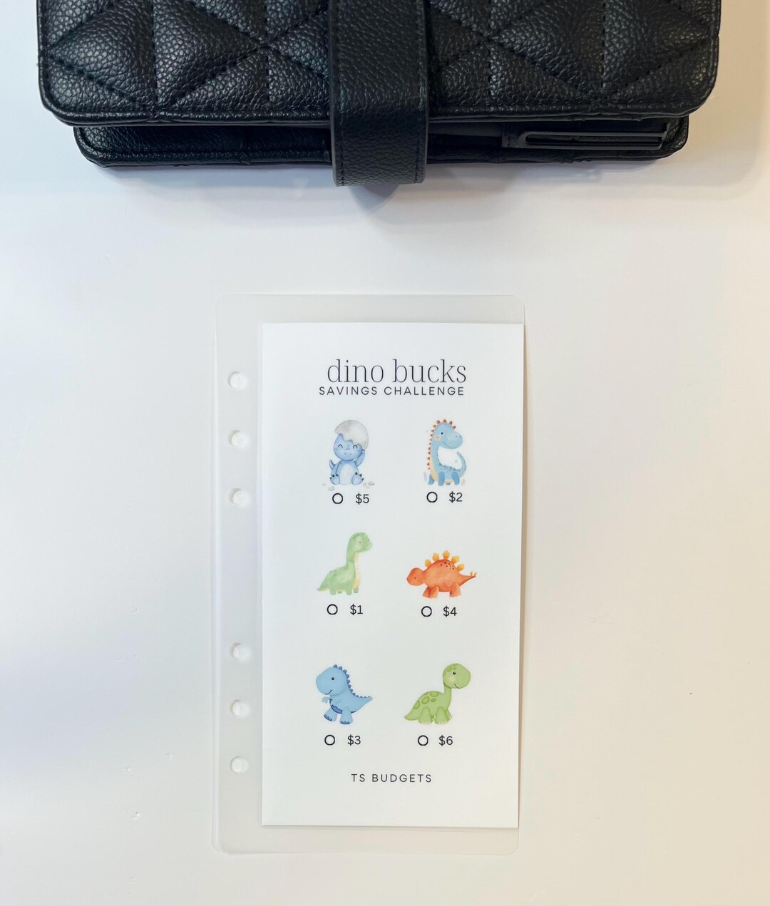 Dino Bucks Savings Challenge 1 Built in Envelope - Etsy