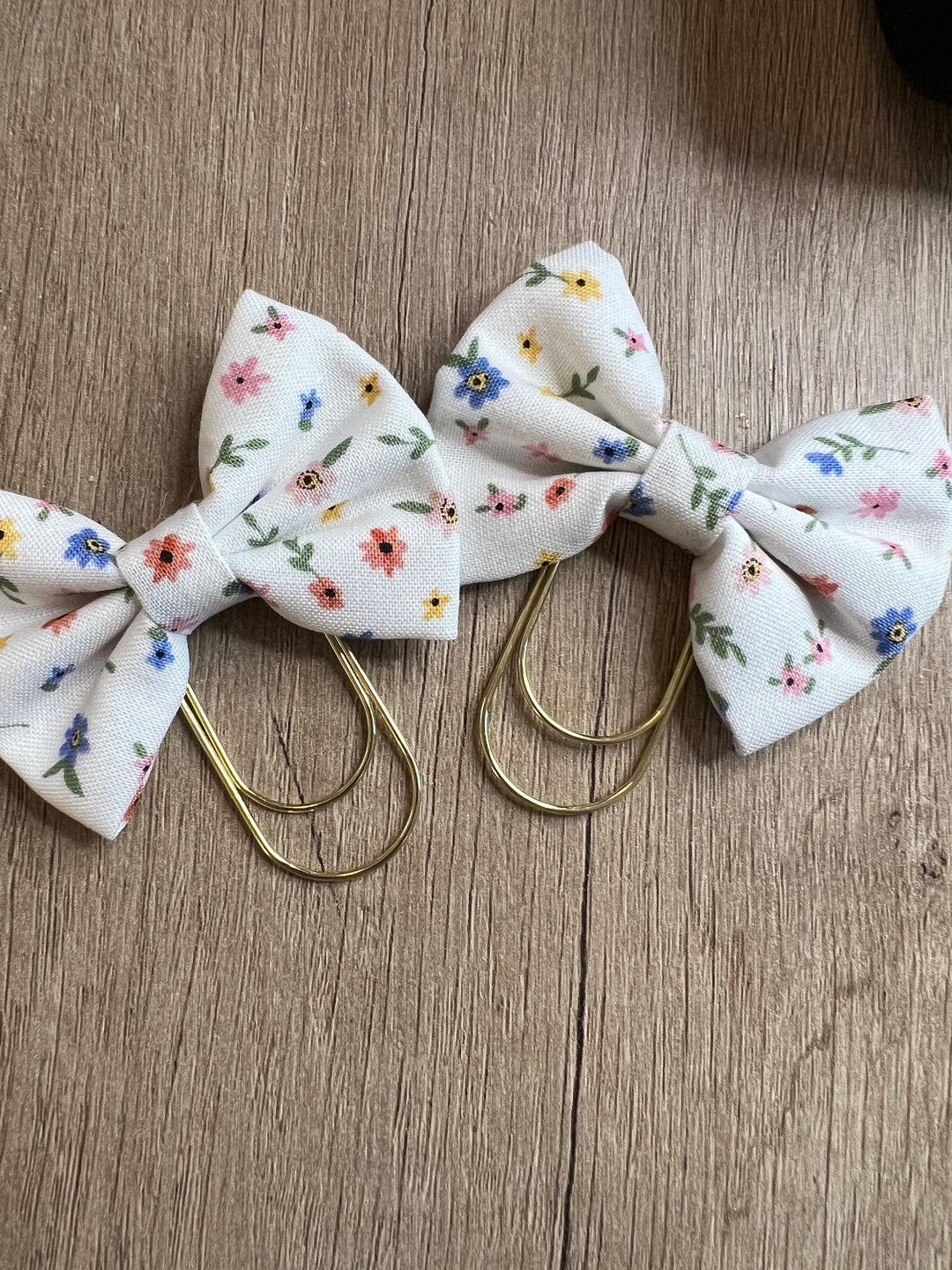 Bow Binder Clip - Etsy