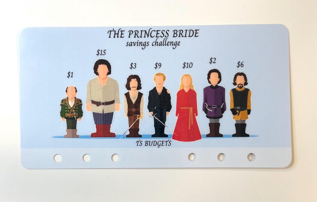 The Princess Bride Challenge Divider (hole Punched Size A6) - Etsy