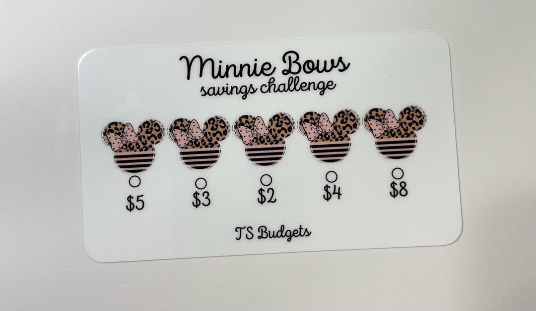 Minnie Bows Tracker mini Size - Etsy Canada