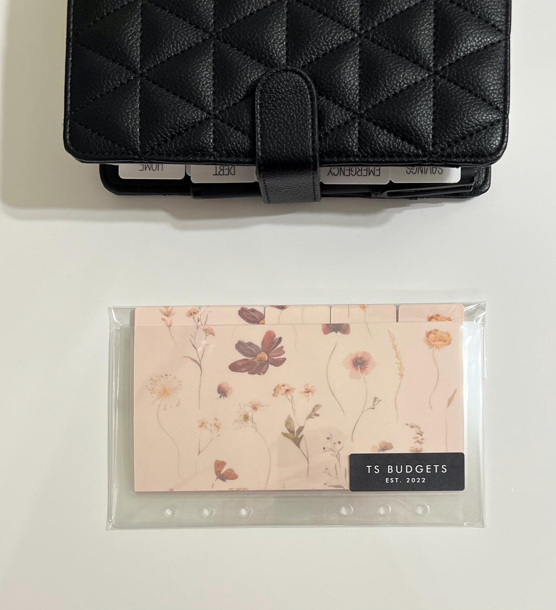 Blank Blush Floral Tabbed Glossy Envelopes set of 5 - Etsy