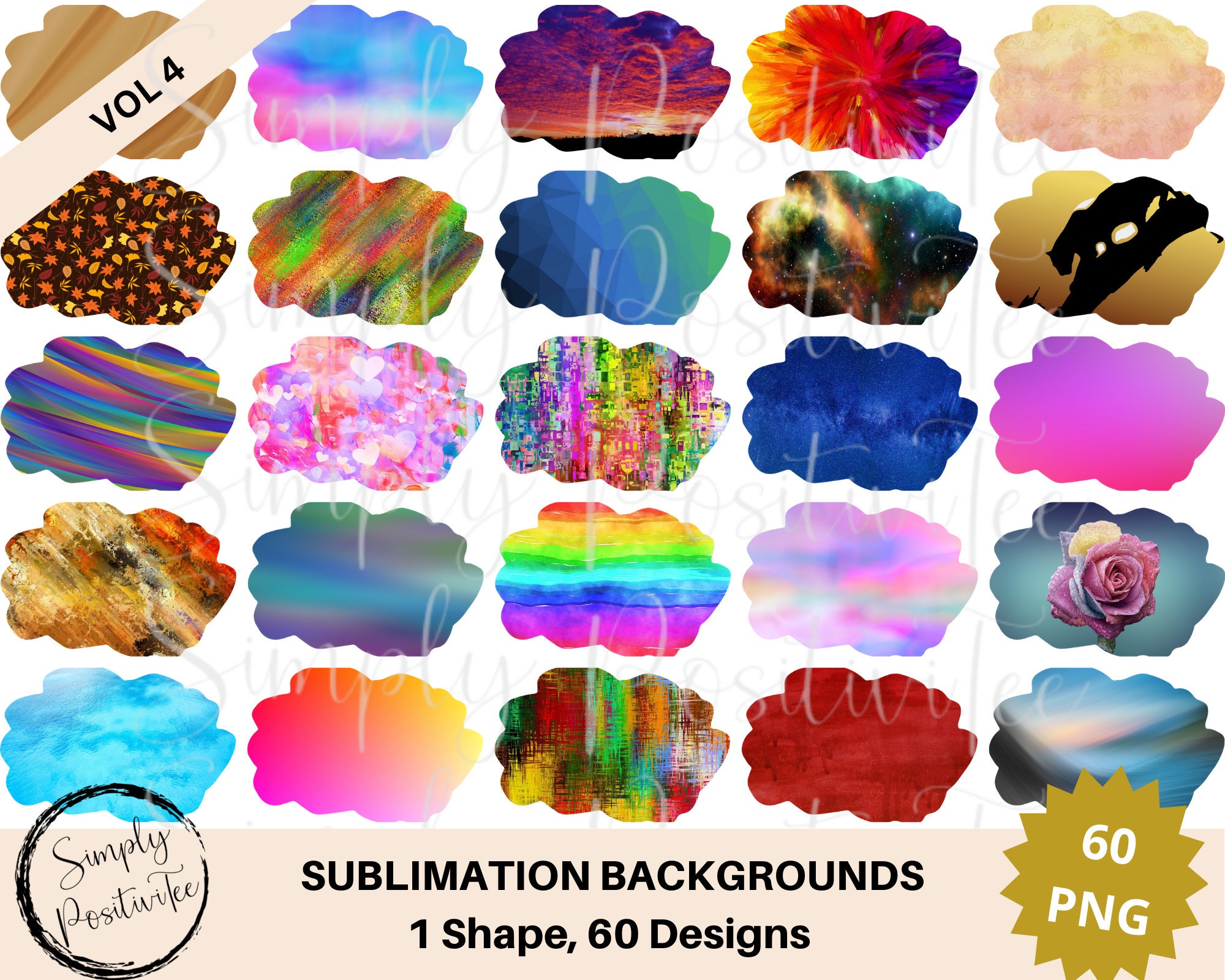 Sublimation Background Bundle 60 PNG Sublimation Designs Transparent ...