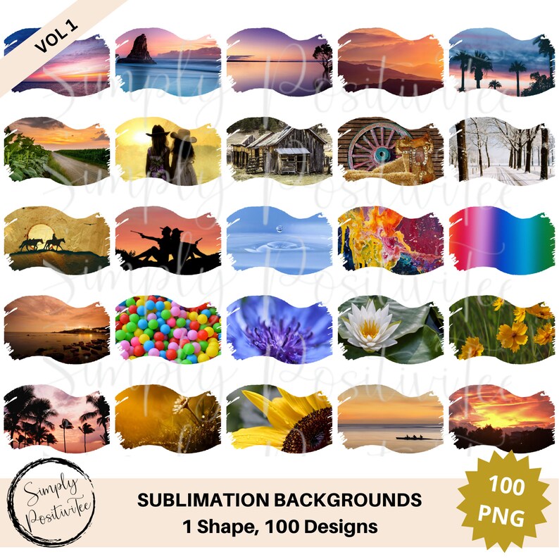Sublimation Background Bundle 100 PNG Sublimation Designs Transparent ...