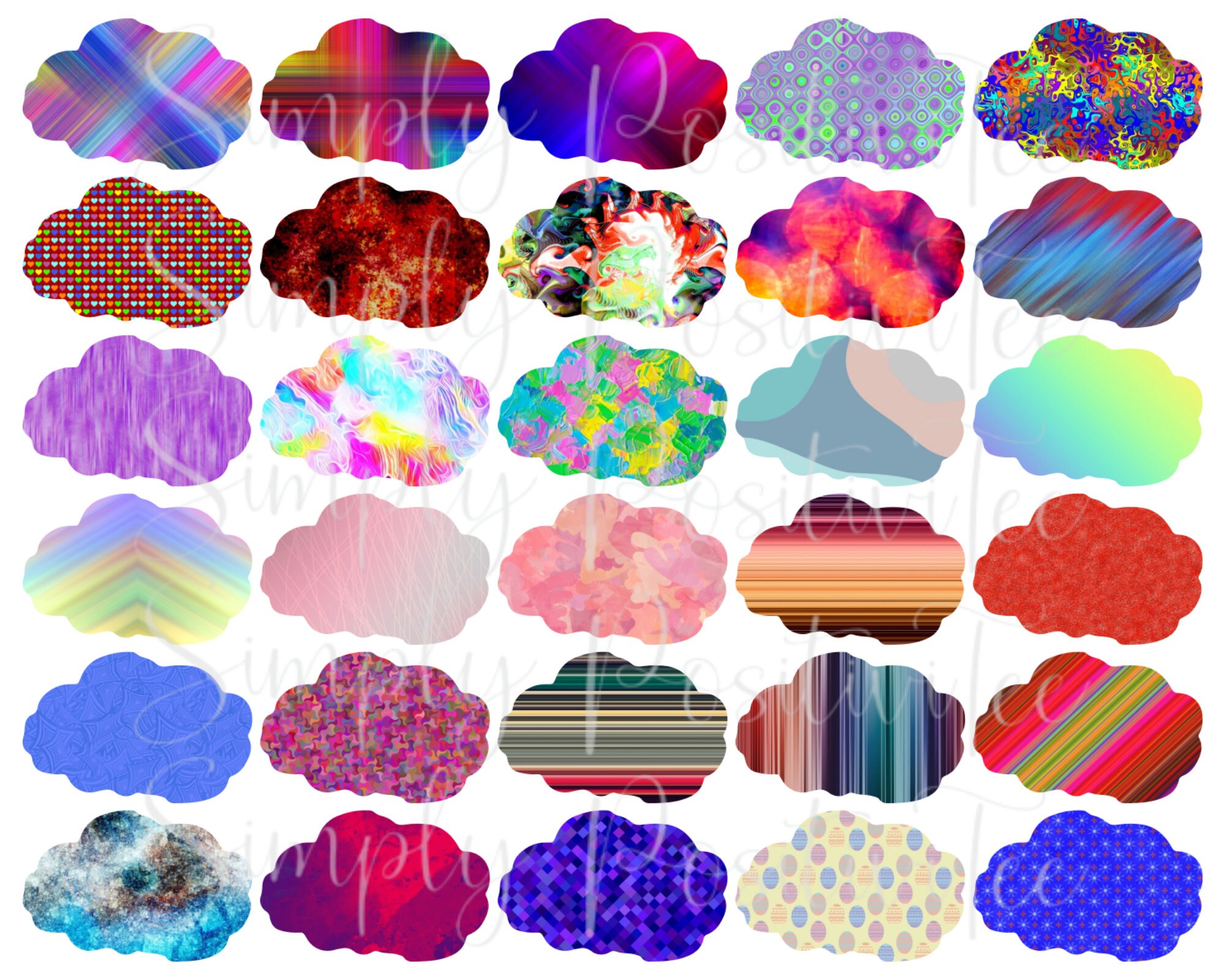 Sublimation Background Bundle: 60 PNG Designs (digital Download) - Etsy
