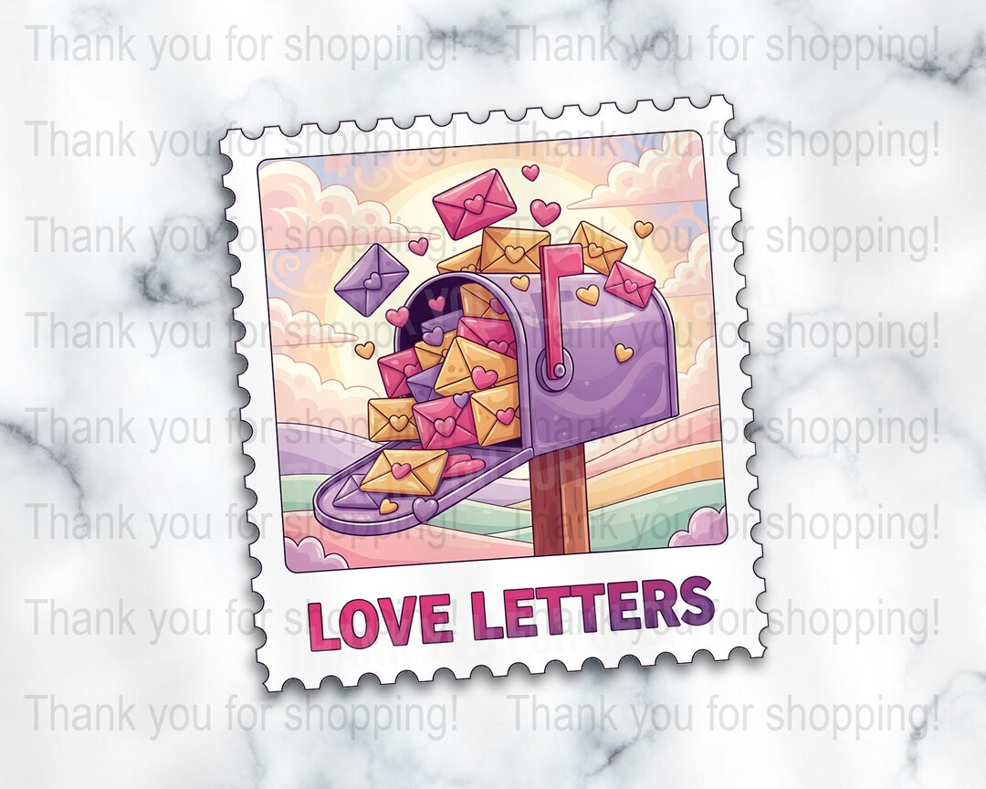 Love Letters Mailbox PNG, Valentine Clipart (digital Download) - Etsy