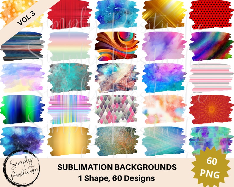 Sublimation Background Bundle 60 PNG Sublimation Designs - Etsy