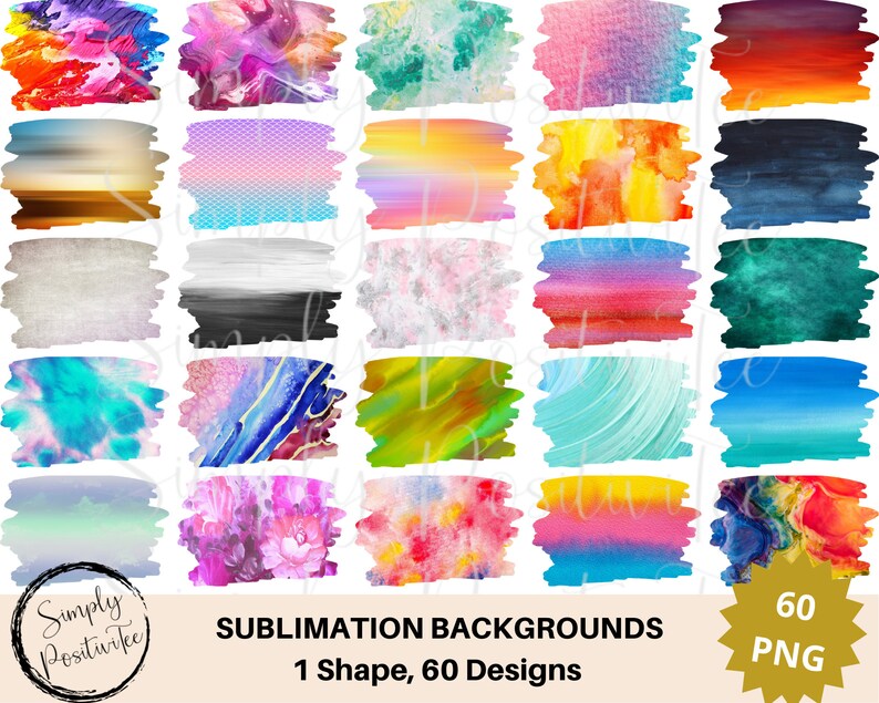 Sublimation Background Bundle 60 PNG Sublimation Designs - Etsy