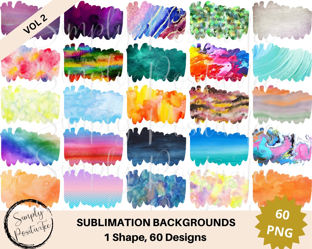 Sublimation Background Bundle 60 PNG Sublimation Designs Transparent ...