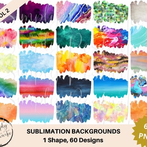 Sublimation Background Bundle 60 PNG Sublimation Designs - Etsy