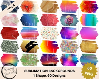 Sublimation Background Bundle 60 PNG Sublimation Designs Transparent ...