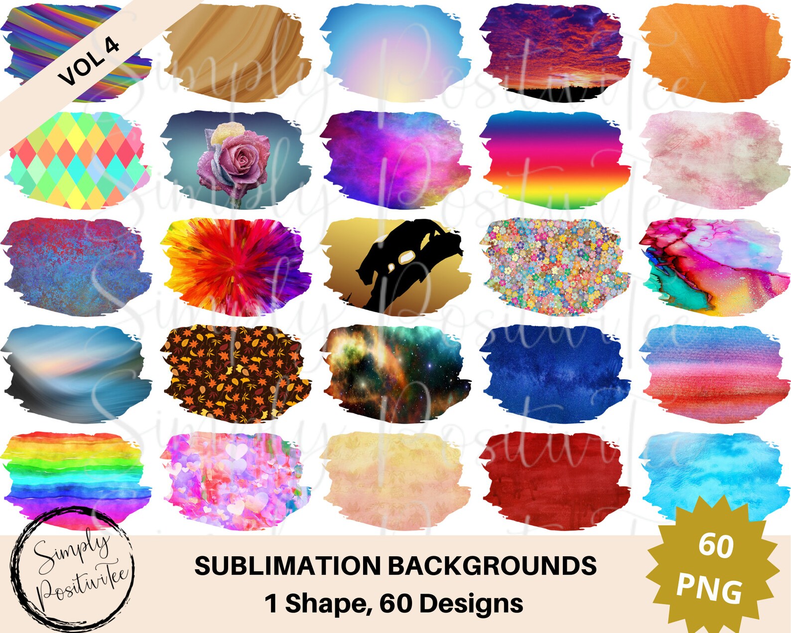 Sublimation Background Bundle 60 PNG Sublimation Designs - Etsy