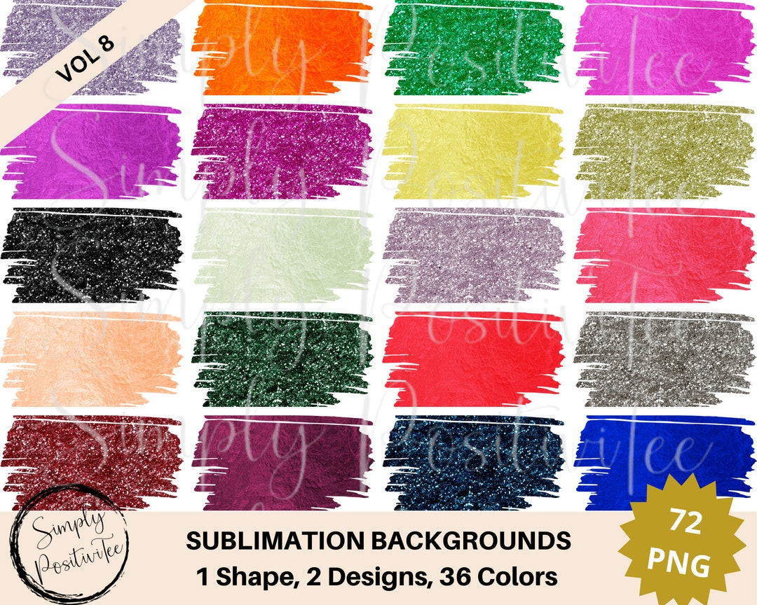 Sublimation Background Bundle | 72 PNG Sublimation Designs ...