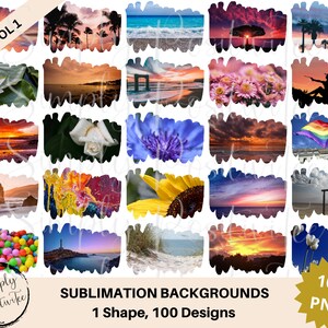 Sublimation Background Bundle 100 PNG Sublimation Designs Transparent ...