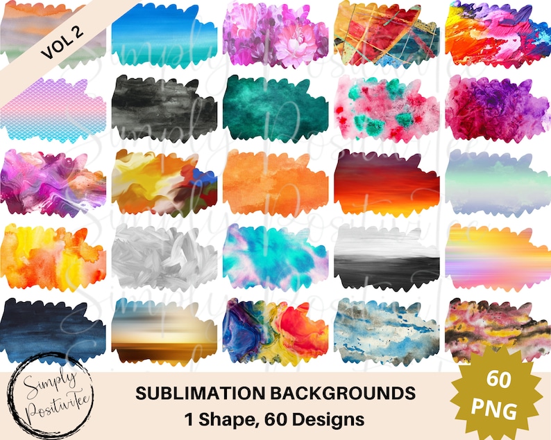 Sublimation Background Bundle 60 PNG Sublimation Designs - Etsy