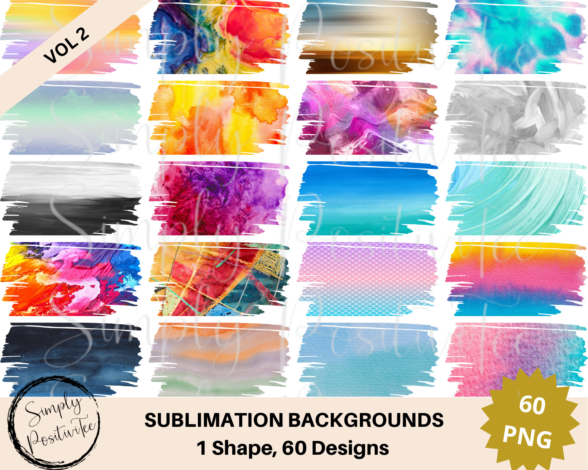 Sublimation Background Bundle 60 PNG Sublimation Designs - Etsy Australia