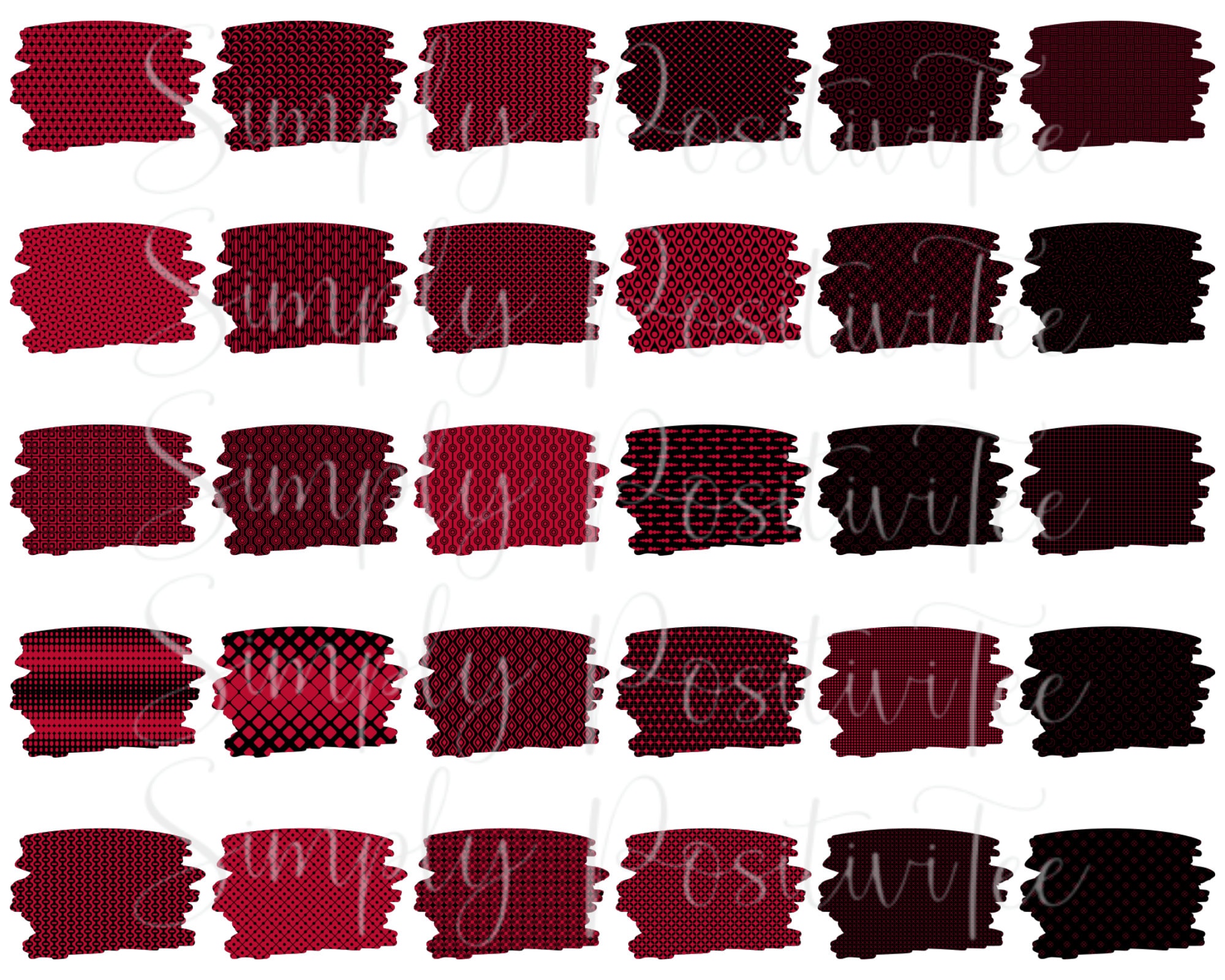 Georgia Red and Black Sublimation Background Bundle 124 PNG - Etsy