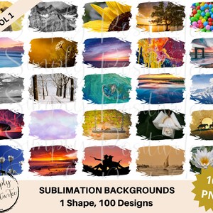 Sublimation Background Bundle 100 PNG Sublimation Designs - Etsy