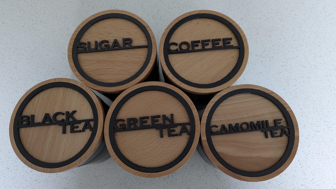Le Creuset Jar Lid Names - Set of 5 - Etsy