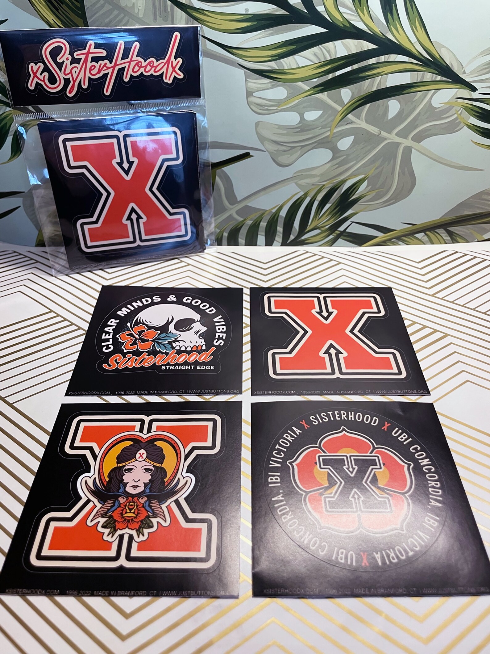 Straight Edge Sticker Pack Xsisterhoodx Stickers 4 Vinyl - Etsy
