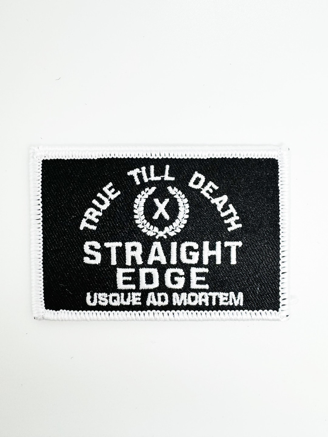 Straight Edge True Till Death Patch - Xsisterhoodx - Etsy