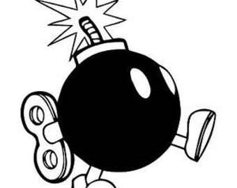 Mario Walking Bomb | Etsy