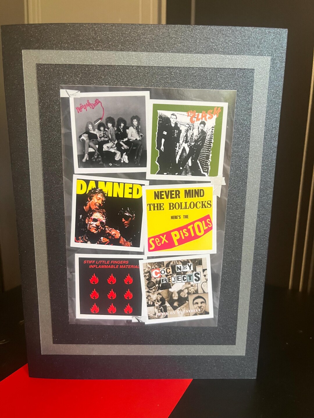 Punk Rock Iconic Albums Greetings Card Taken From My Original Collage ...