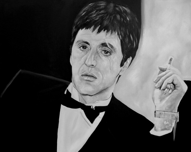 Scarface Tony Montana Al Pacino Art Print Print A3 - Etsy Australia