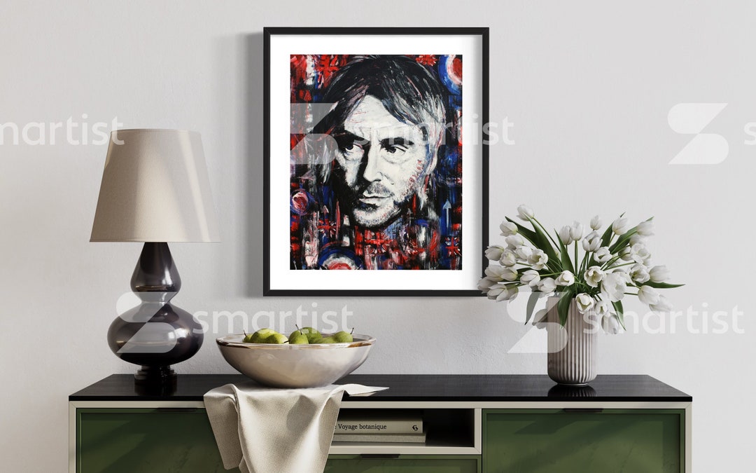 Paul Weller ,the Mod Father, the Jam, Mod , Art Print - Etsy UK