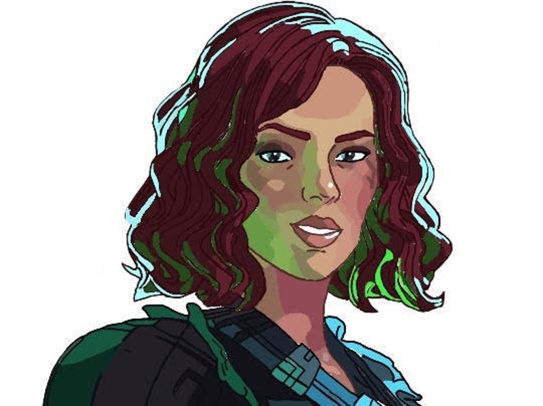 Natasha Romanoff Drawing - Etsy