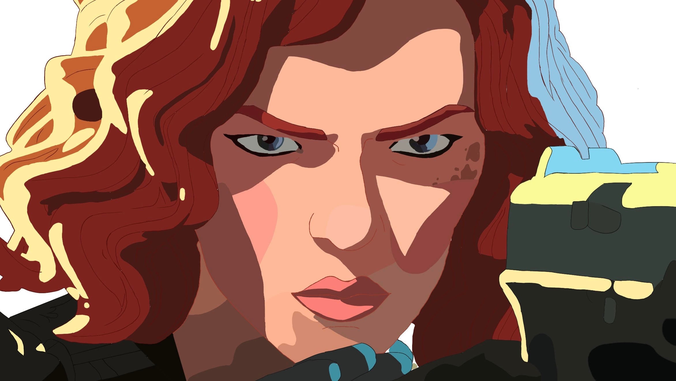 Natasha Romanoff Drawing - Etsy