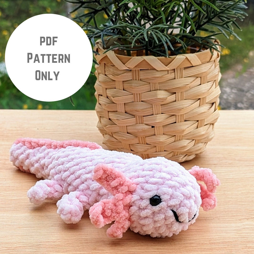 No Sew Axolotl Pattern - Download Pdf Pattern - Etsy