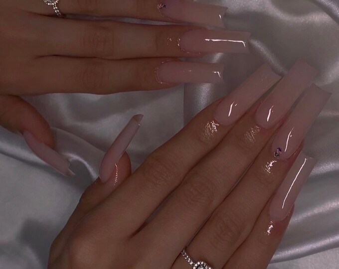 Press on Nails XXL Tapered Square - Etsy