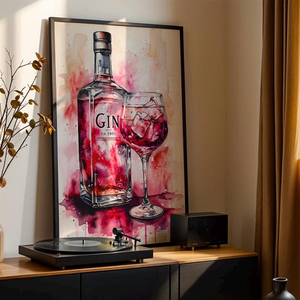 Gordon Gin Wall Art - Etsy