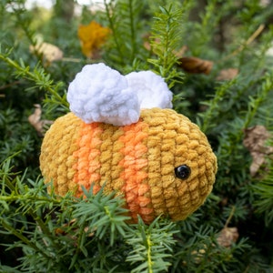 Crochet Pumpkin Spice Latte Bee Food Themed Stuffed Animal - Etsy