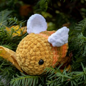 Crochet Pumpkin Spice Latte Bee Food Themed Stuffed Animal - Etsy
