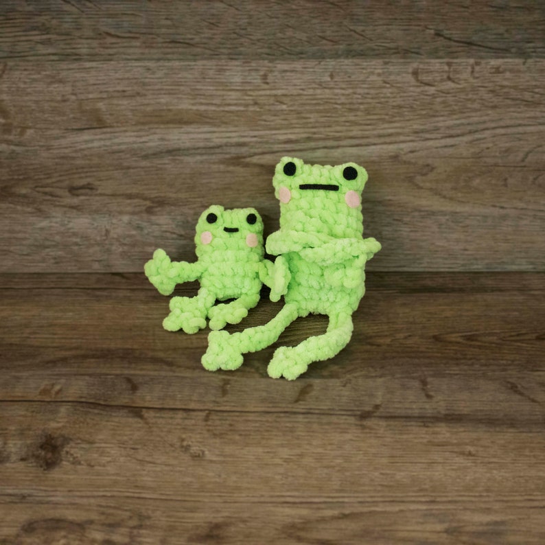 Leggy Frog Bundle | Amigurumi Stuffed Animal Frogs | Cute Toy Plushes ...