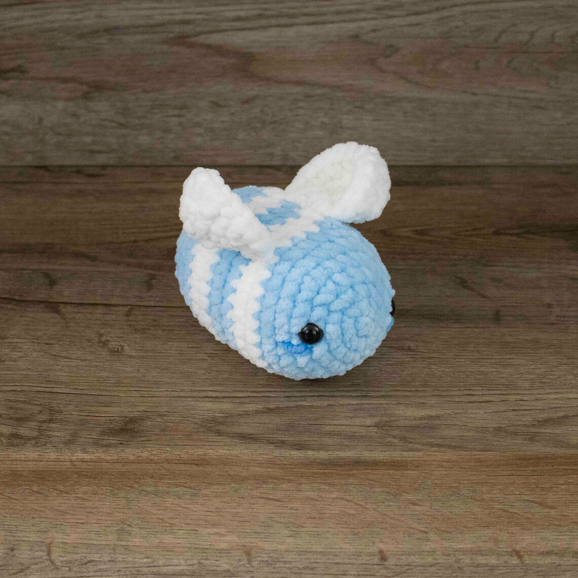 Crochet Blue and White Bee Jooby Hoo-bee School Spirit - Etsy