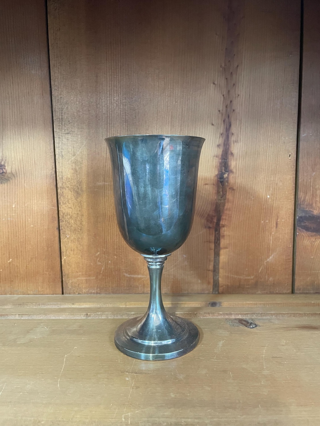 Vintage Oneida Silverplate Goblet With Beautiful Patina, Kitchen and ...