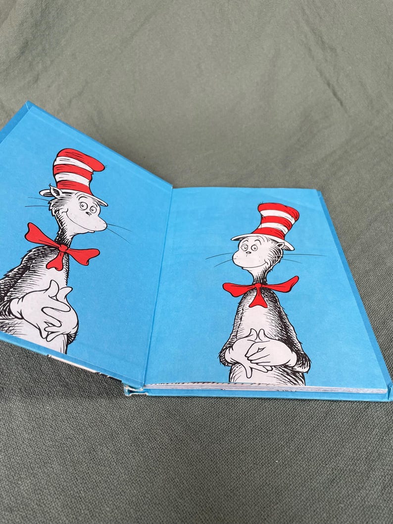 Vintage 1985 Edition of Dr. Seuss's Cat in the Hat - Etsy