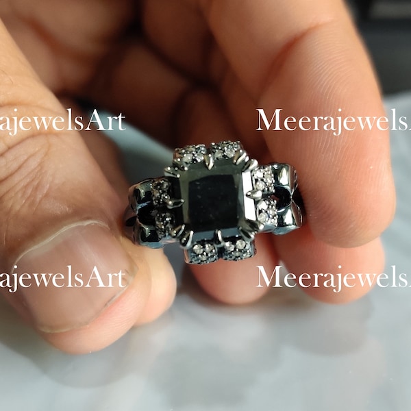 Gothic Engagement Ring - Etsy