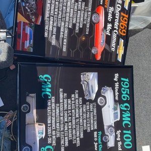 Car Show Info Boards - Framed Poster Print - Etsy