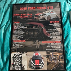 Car Show Info Boards - Framed Poster Print - Etsy