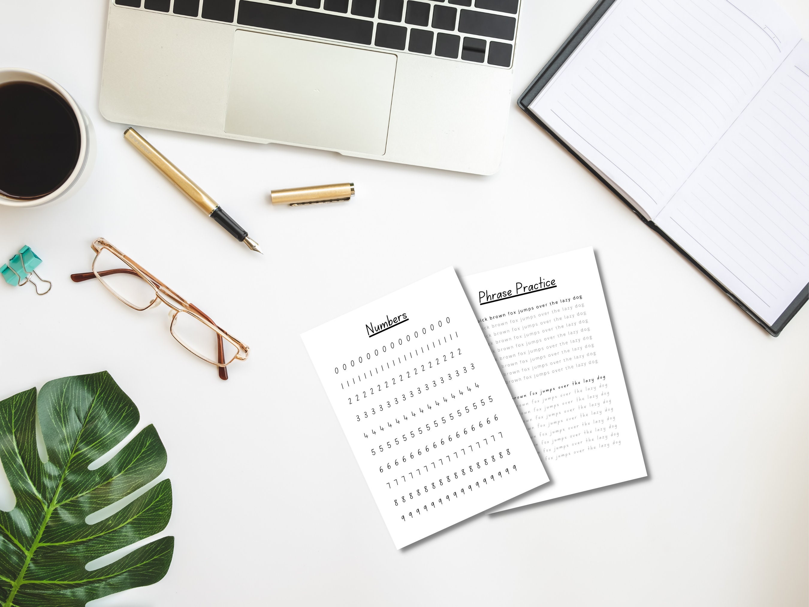 Handwriting Practice Sheets 12 Page Practice Sheets Printable ...