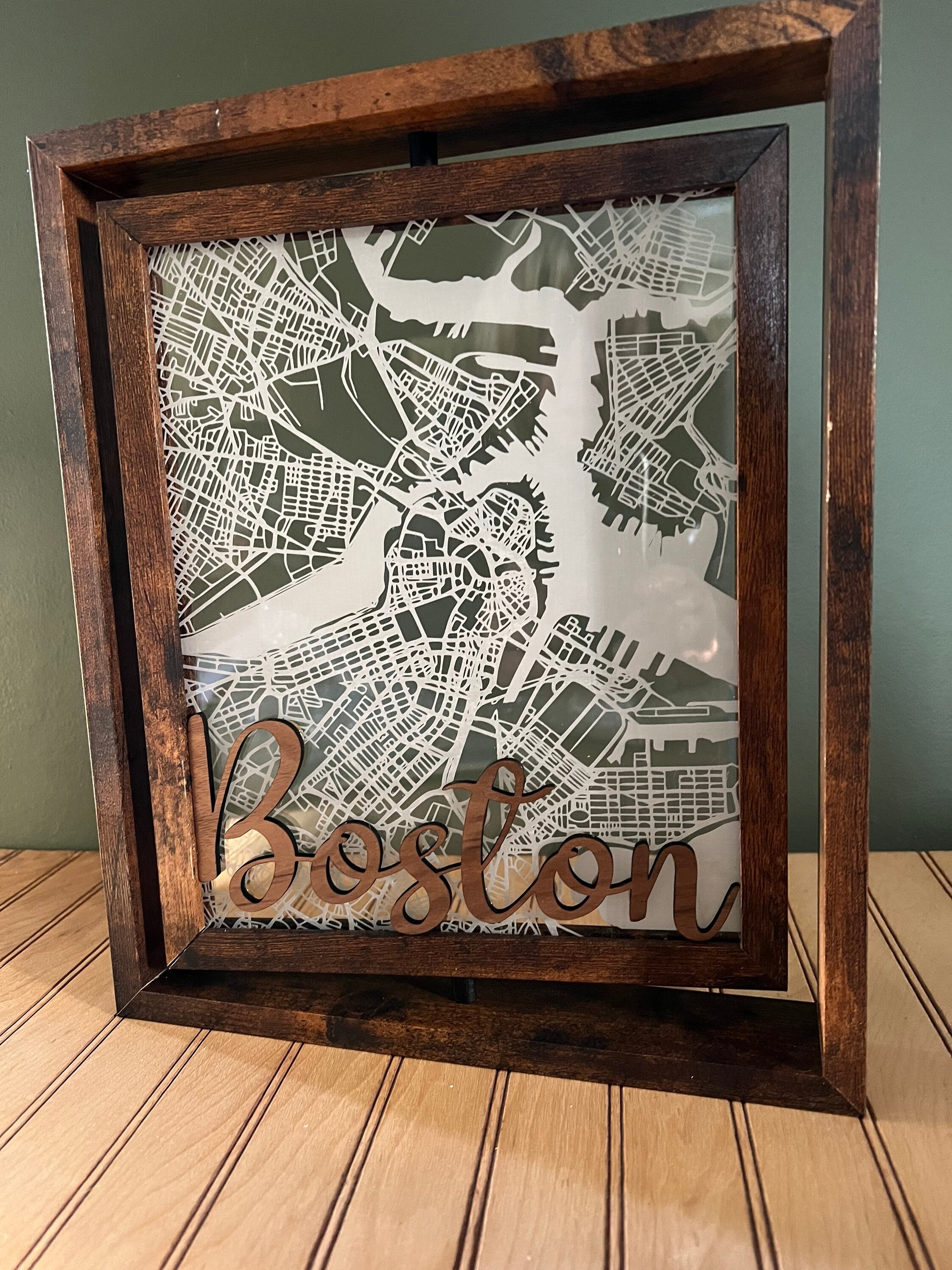 Custom-engraved Map, Personalized Map, Tabletop Map, Acrylic Map - Etsy