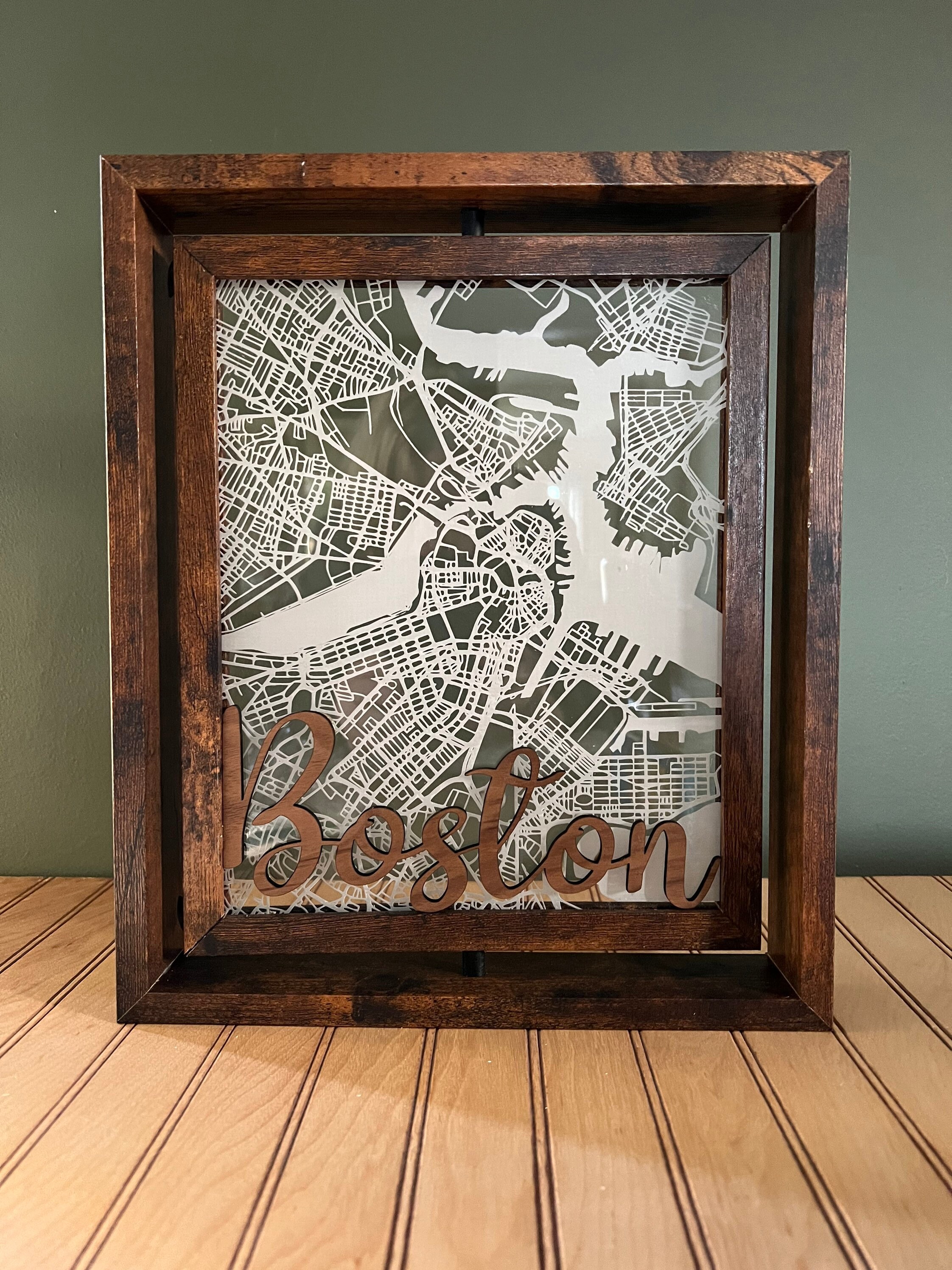 Custom-engraved Map, Personalized Map, Tabletop Map, Acrylic Map - Etsy