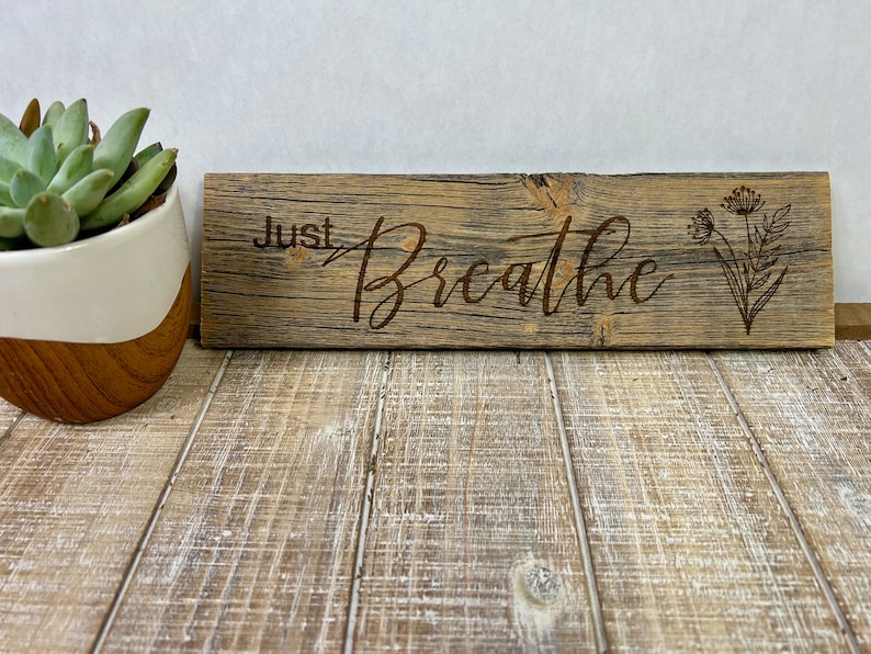 Inspirational Quote on Wood; Motivational Quote; Engraved Quote on ...