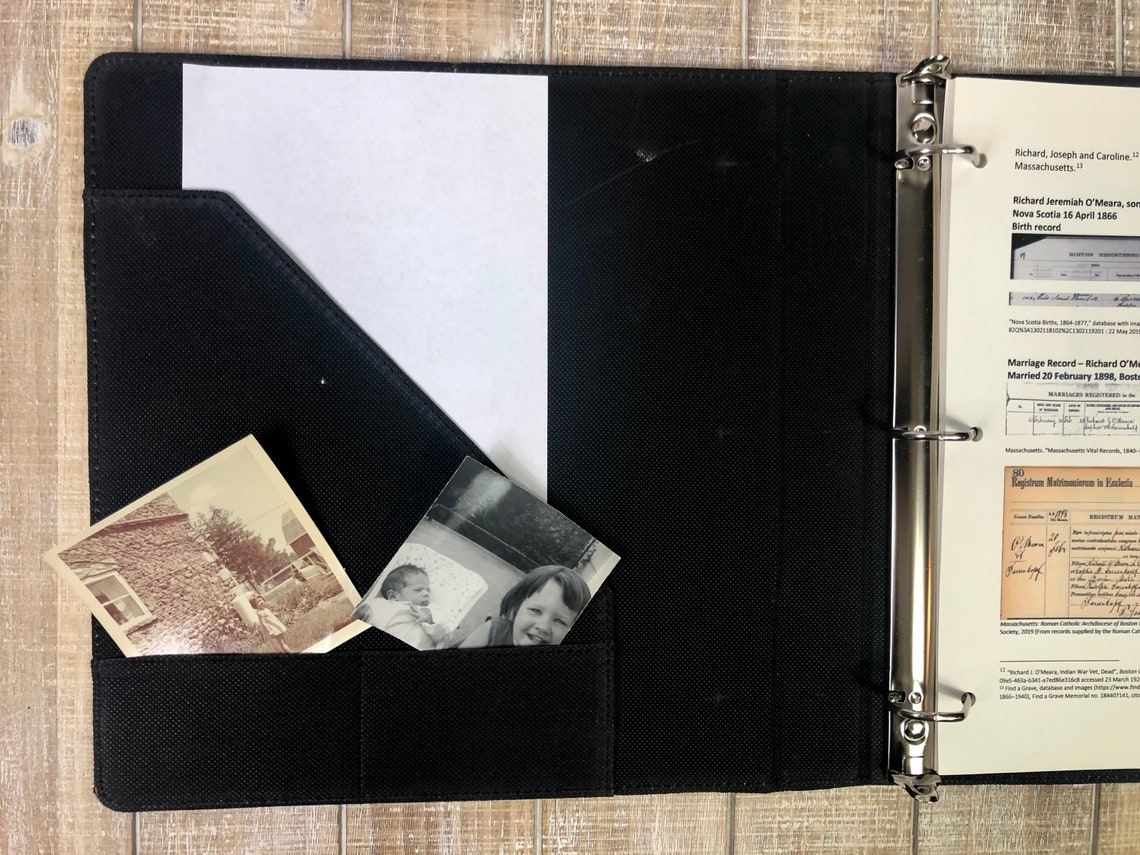 Family History Binder, Family History Organizer, Custom Binder ...
